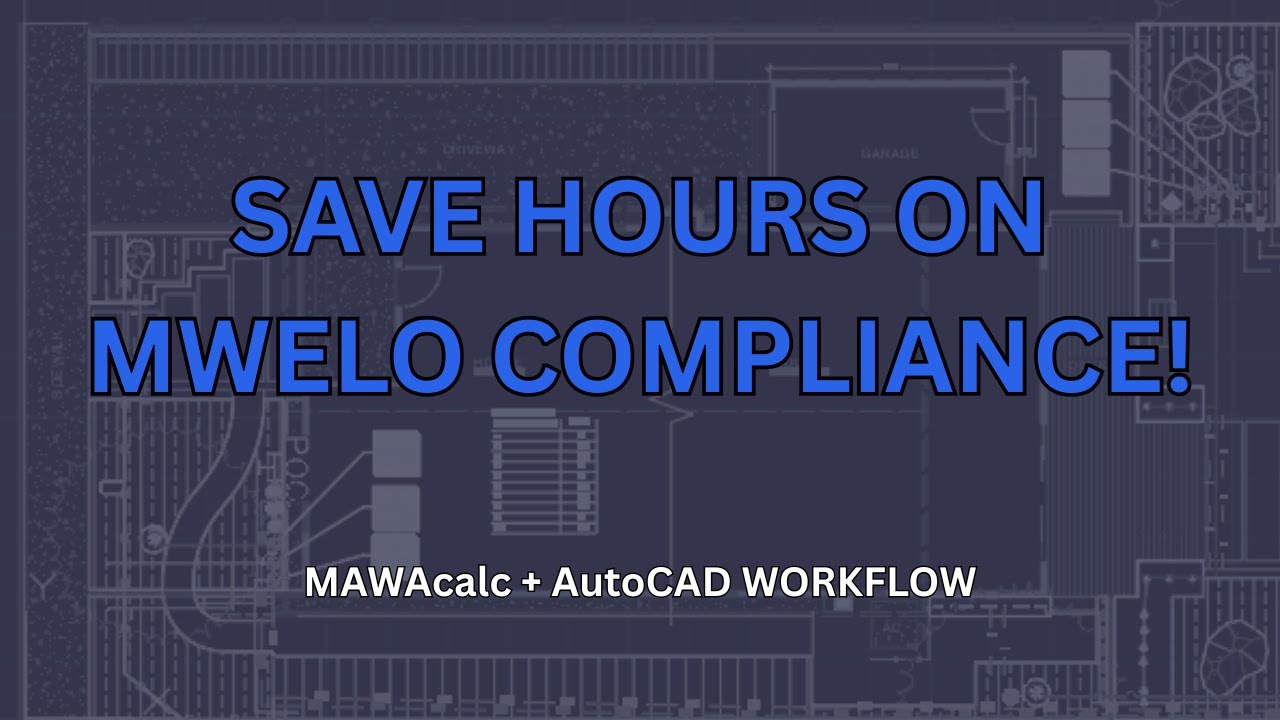 Using MAWAcalc with AutoCAD for MWELO compliance - YouTube
