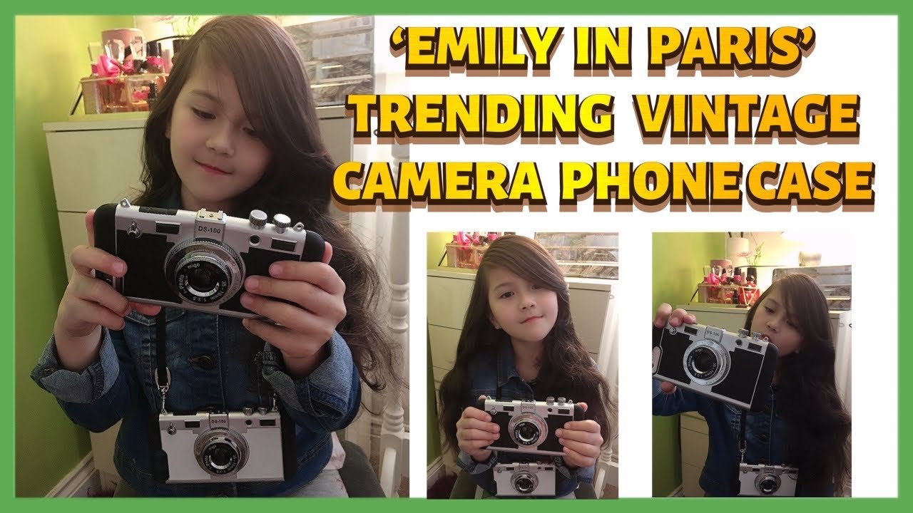 EMILY IN PARIS VINTAGE CAMERA ||PHONE CASE HAUL REVIEW - YouTube
