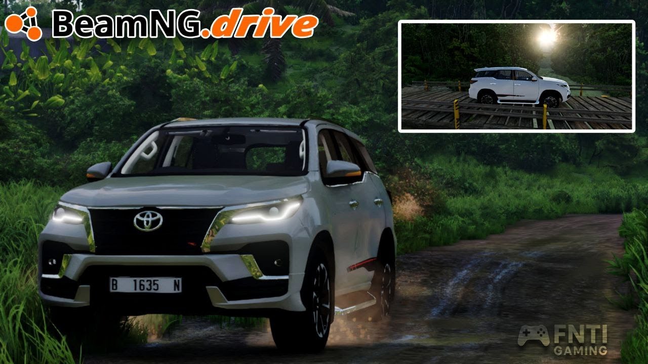 Lost in the Rainforest! 🌿 -Toyota Fortuner's Wild Ride | BeamNG ...