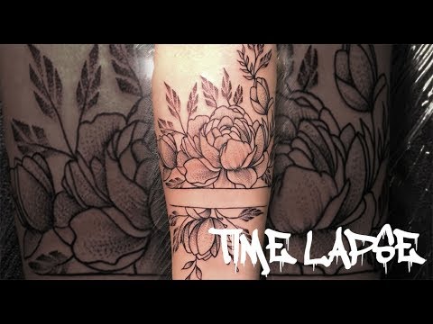 Hand lily - Tattoo time lapse - YouTube