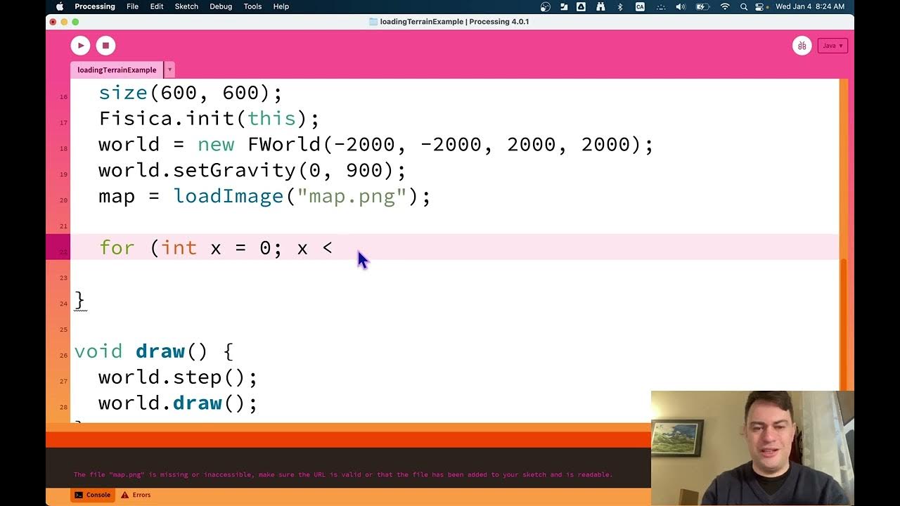 Making a Platformer in Processing with Fisica Part 3: Loading a World ...
