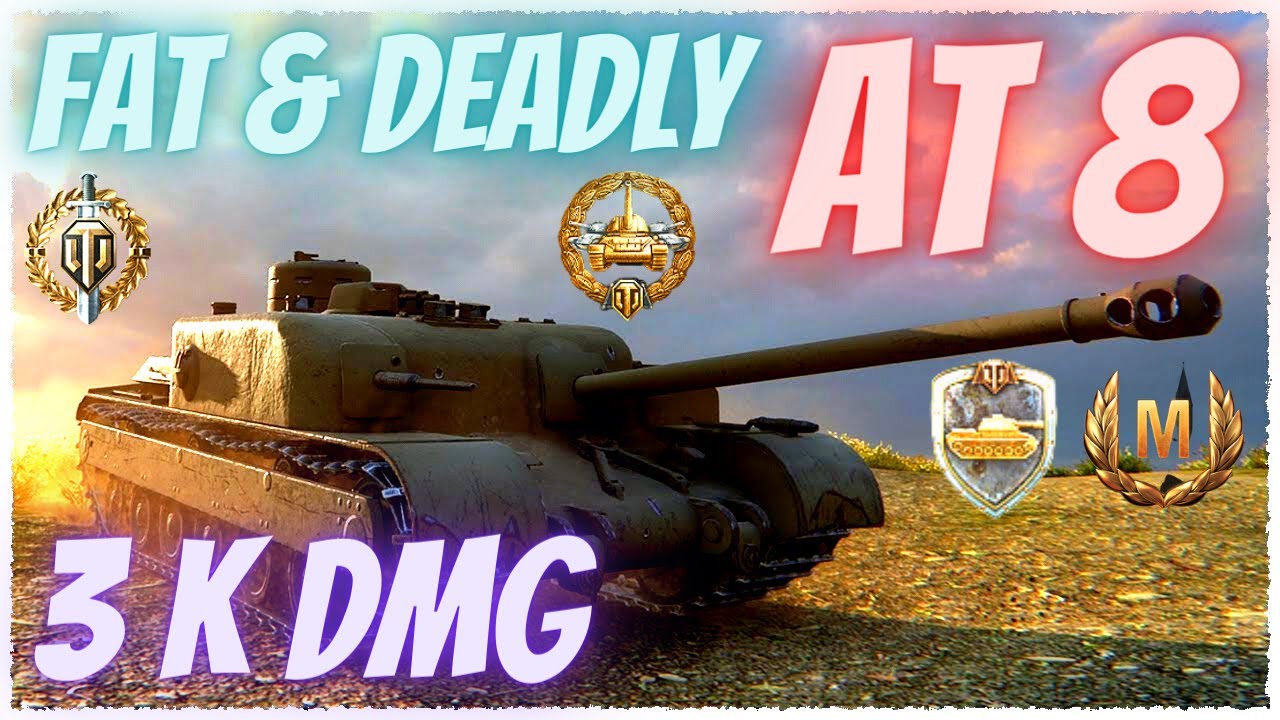 AT 8 || Tier 6 UK Tank Destroyer || Six Kills || 3 K Damage || World Of ...