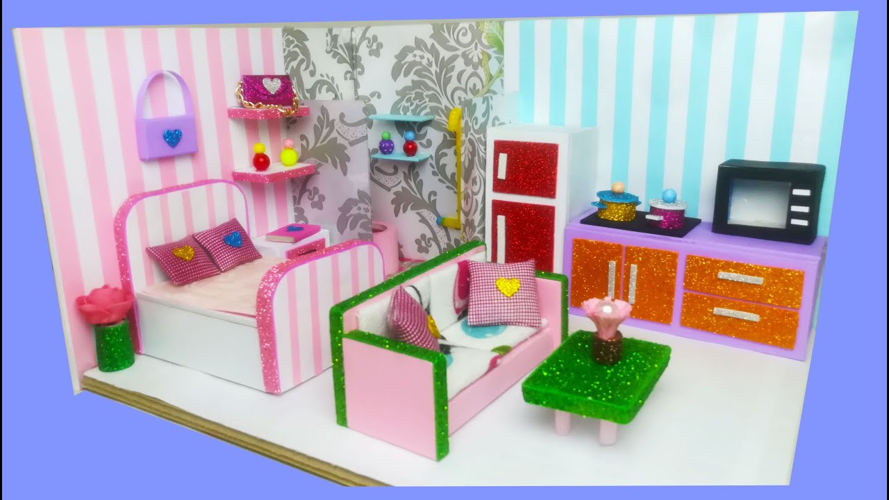 Barbie House Making How To Make Barbie House Easy Cardboard House 14 barbie-house-making-how-to-make-barbie-house-easy-cardboard-house-14