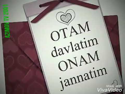Otam davlatim Onam jannatim😊😍😉