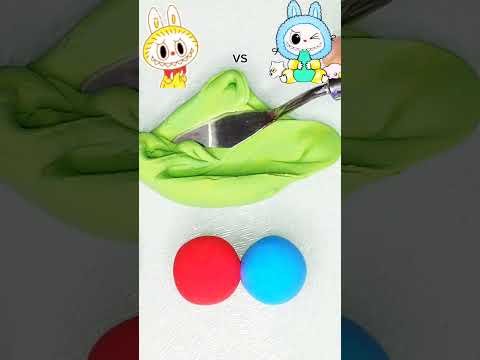 Labubu & Satisfying Colour Mixing #asmrvideo #colormixingmagic #labubu ...
