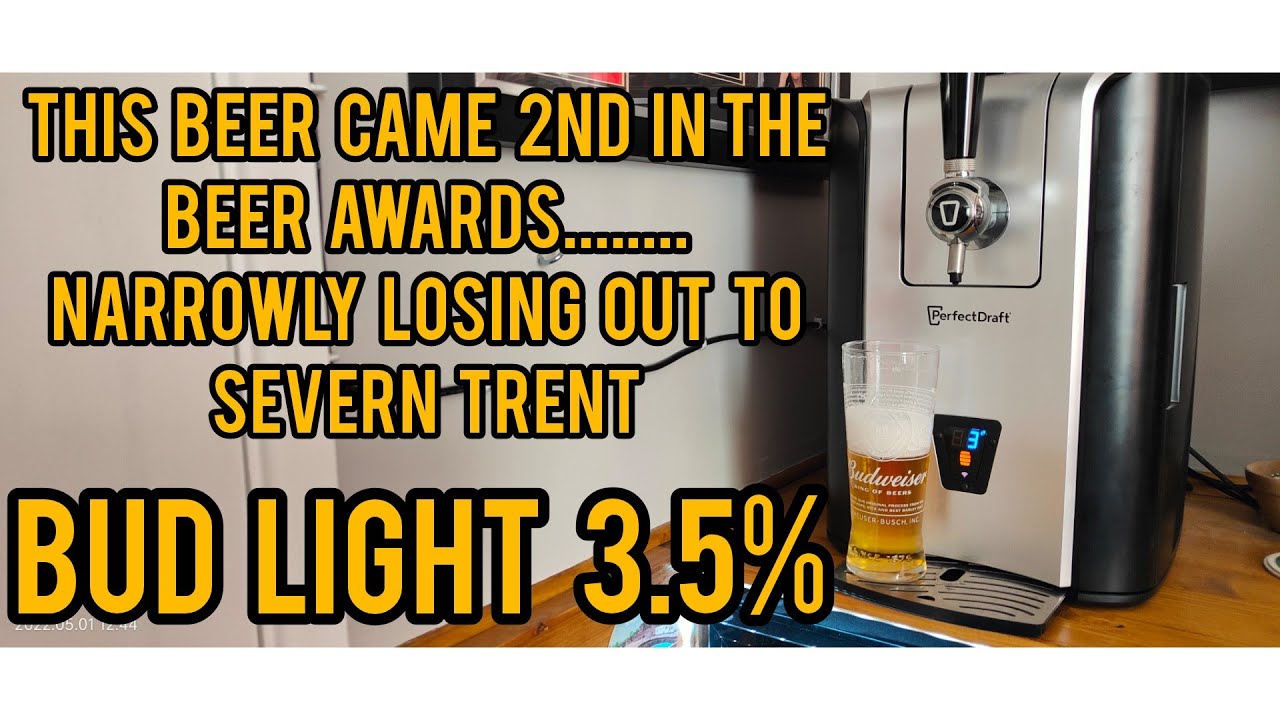 Bud light 3.5% - Anhauser Busch - Perfect draft pro / Philips perfect ...