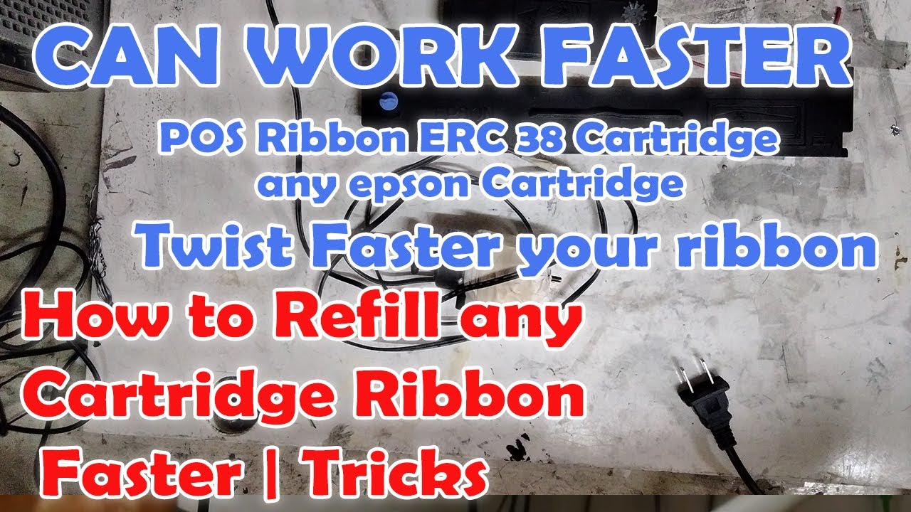 How to Refill any Cartridge Ribbon Faster | Tricks - YouTube