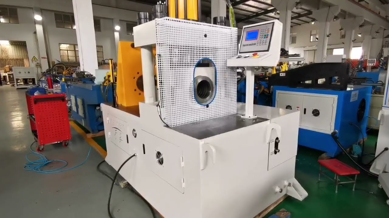 One step End-forming machine - YouTube