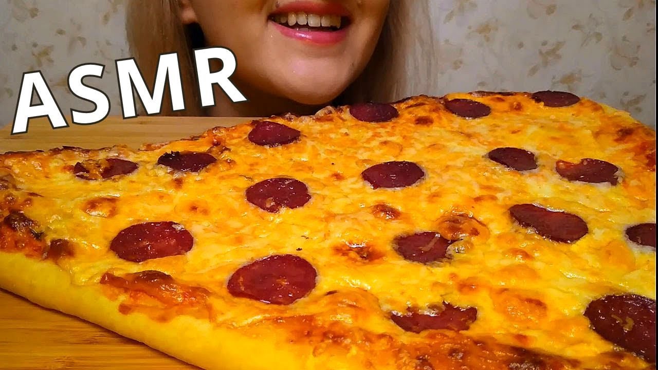 ASMR Eating Pizza 🍕 먹방 (Eating Sounds) Mukbang/No Talking - YouTube