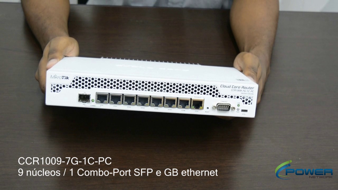 Lançamento MikroTik Cloud Core Router 1009-7G - YouTube