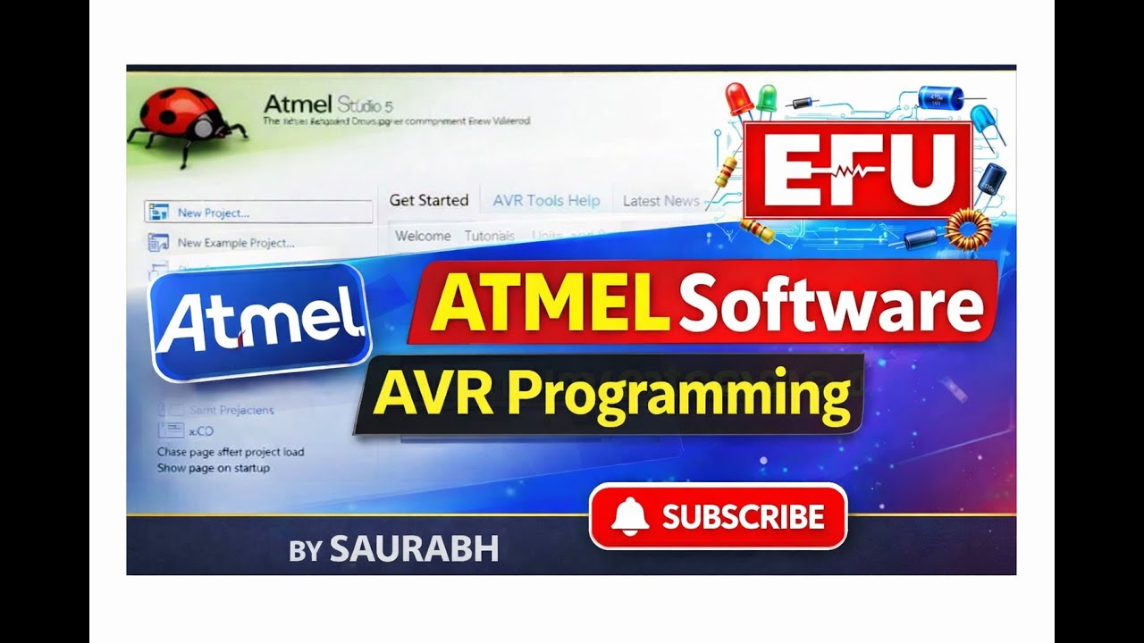 Software Used for ATmega32/16 | AVR Studio & Proteus | Coding ...