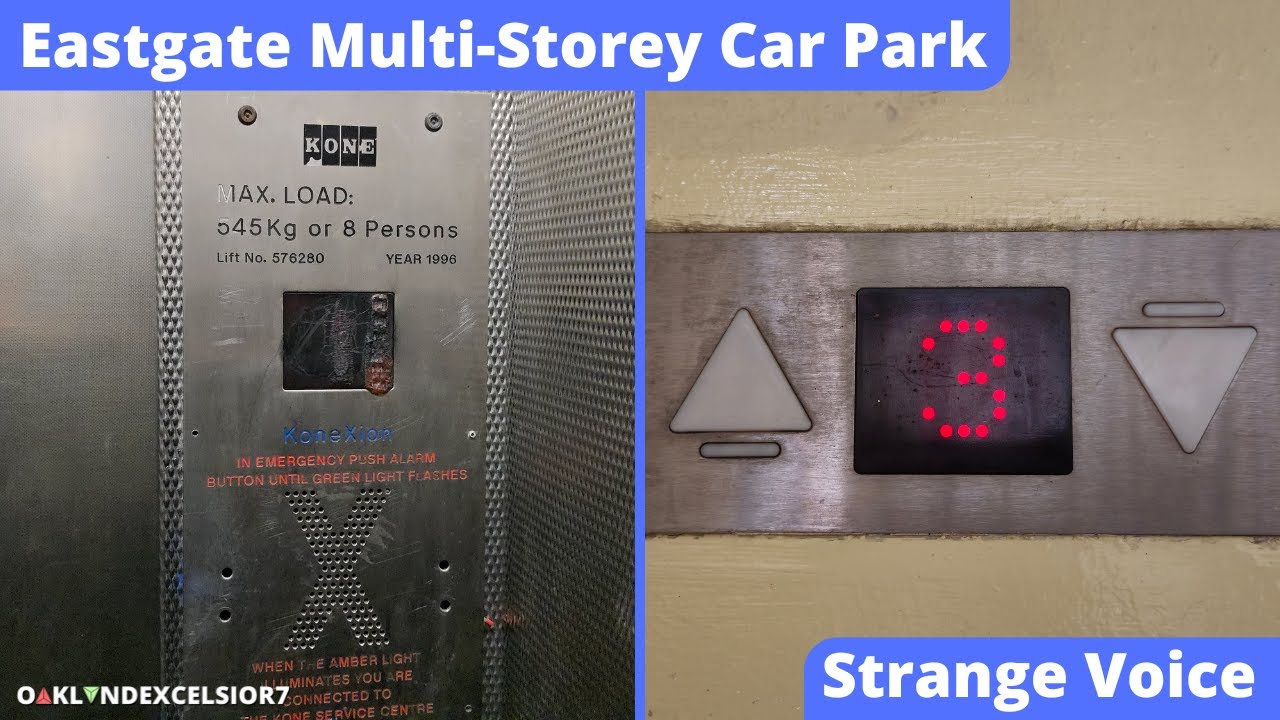 1996 KONE TMS Lifts at Eastgate Multi-Storey Car Park Southampton - YouTube