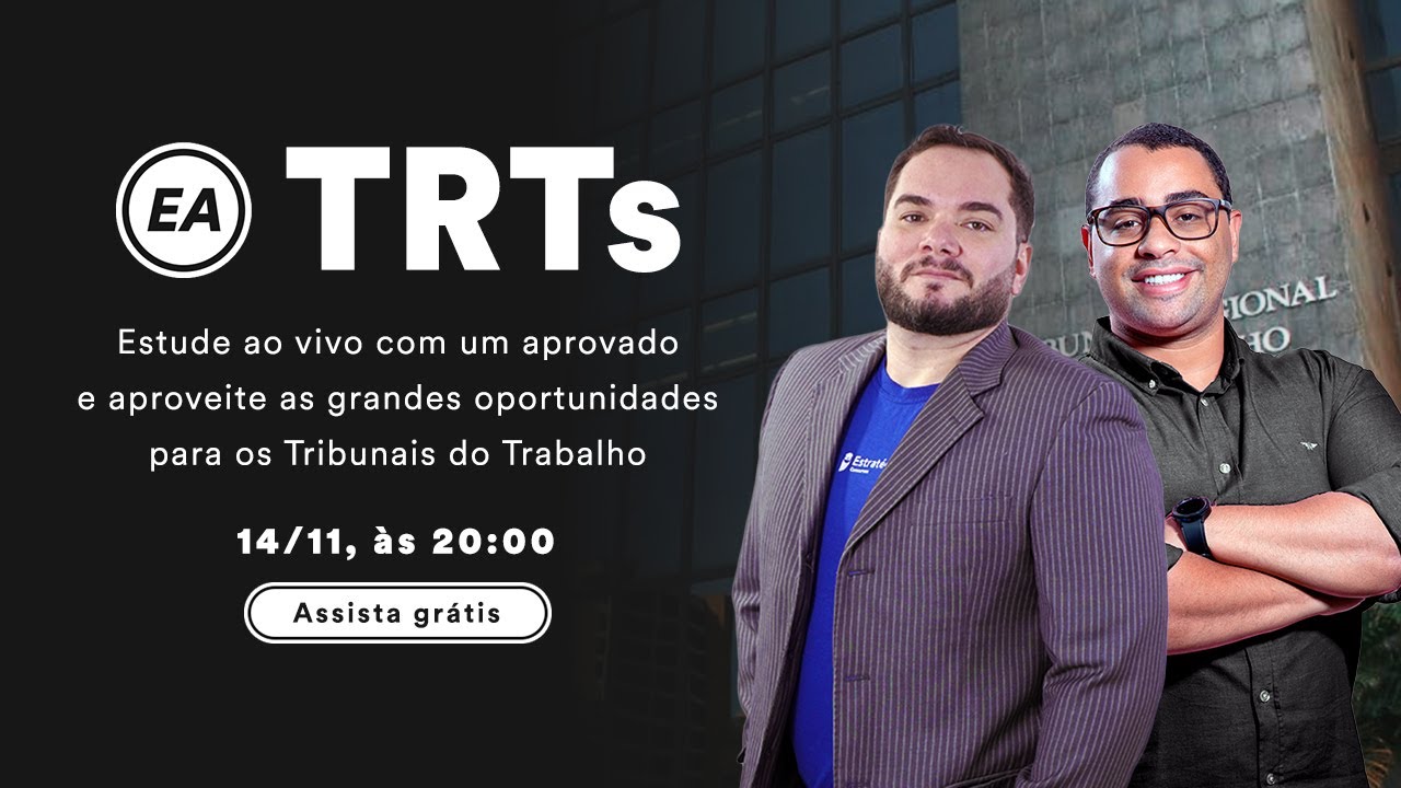 EA TRTs - Estude com um aprovado e aproveite as grandes oportunidades ...