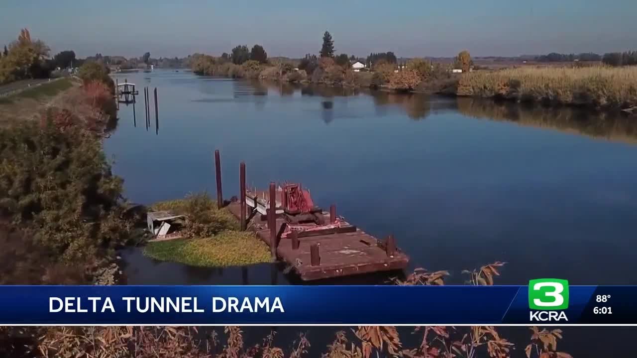 Why is Gov. Newsom trying to fast-track the Delta tunnel project? - YouTube