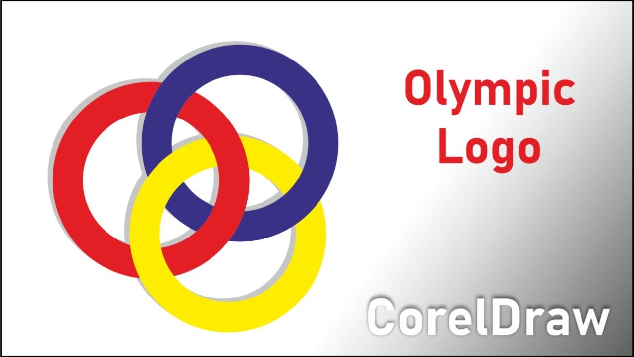 Olympic Logo|| CorelDraw || Salman Computer Deoband - YouTube