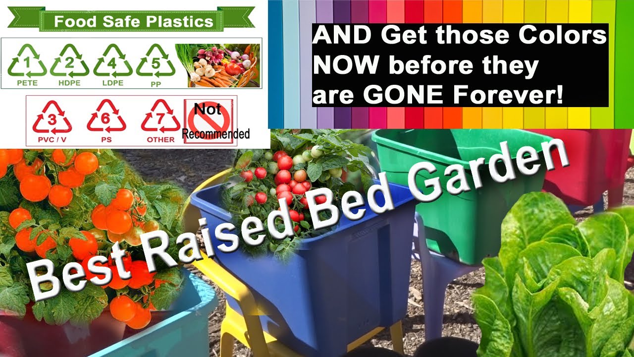 EASY RAISED BED Vegetable Garden in Totes Storage Container & Buckets ...