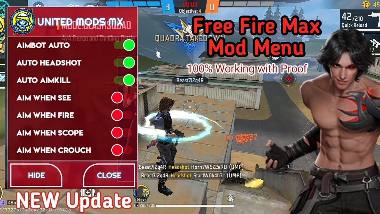 FF Hack Mod Menu apk Latest Version 2025 | Free Fire Max Mod app ...