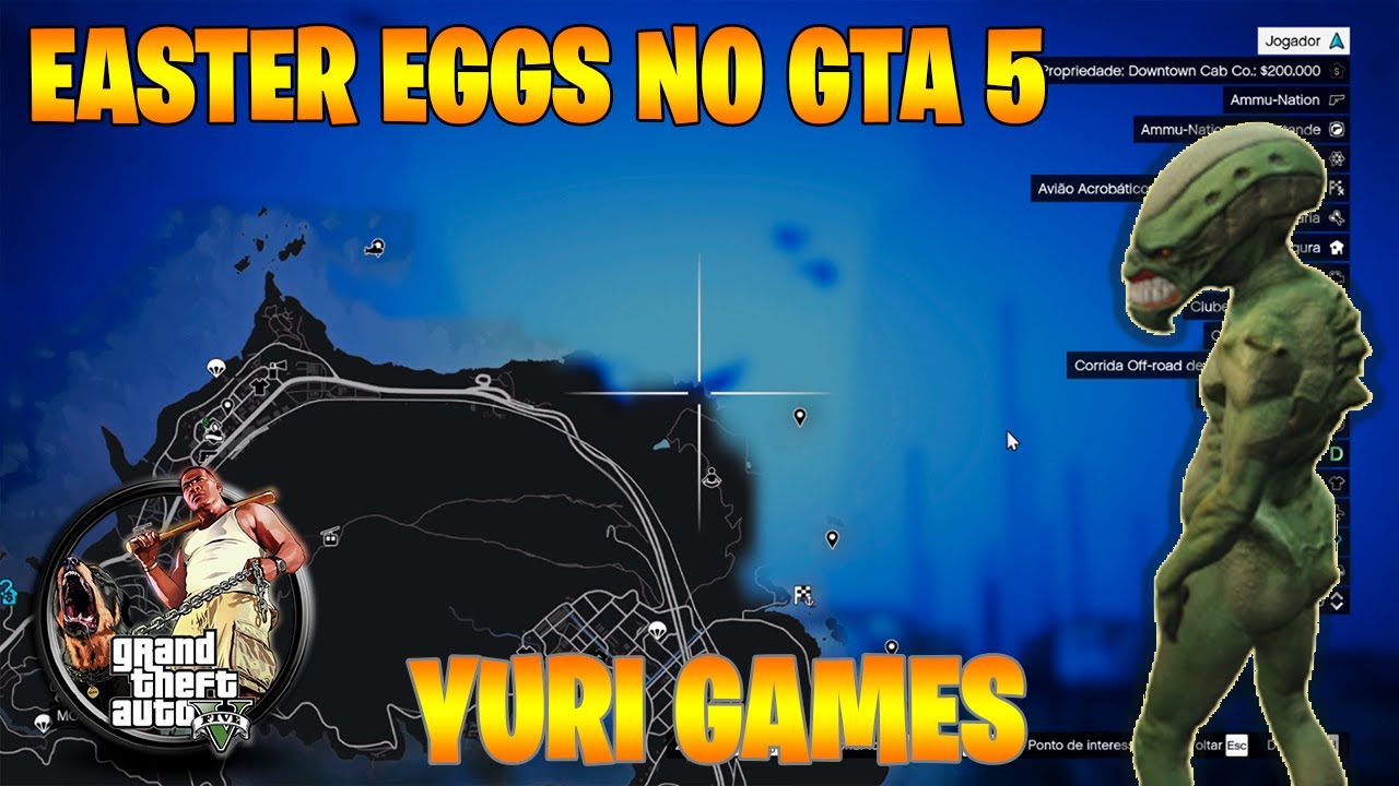EASTER EGGS DO GTA 5 ( YURI GAMES ) - YouTube