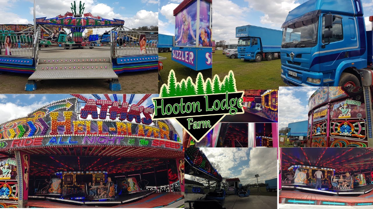 First Day Mini Fun Fair Vlog Hooton Lodge Farm Rotherham GREAT FOOD & 2 ...