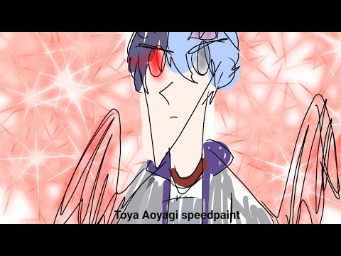 TOYA AOYAGI SPEEDPAINT :D - YouTube