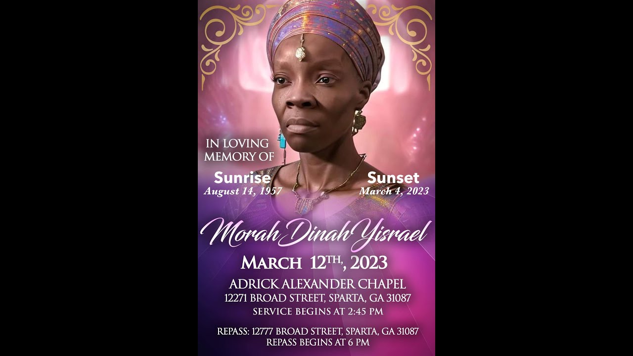 Morah Dinah's Memorial Service 3-12-23 - YouTube