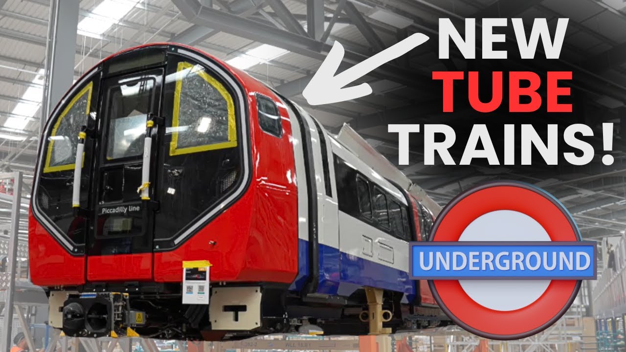 New Tube trains for the Piccadilly Line – inside the factory! - YouTube