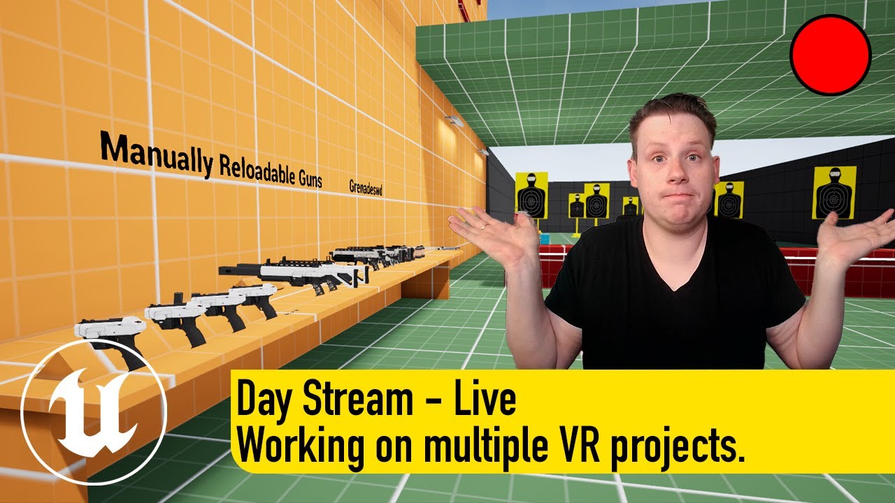 Day Stream - Working on multiple VR projects. - YouTube