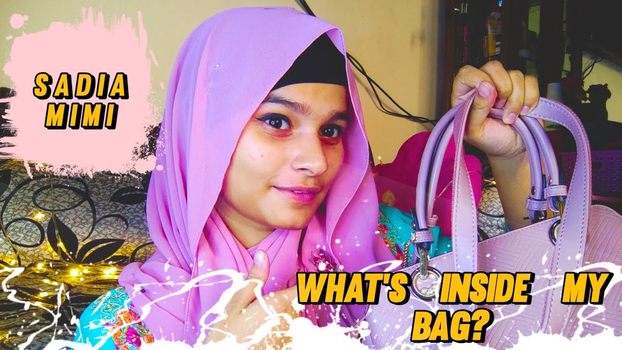 What's In My Bag?🤔 || Bag Secrets Revealed🤫 || Sadiya mimi - YouTube