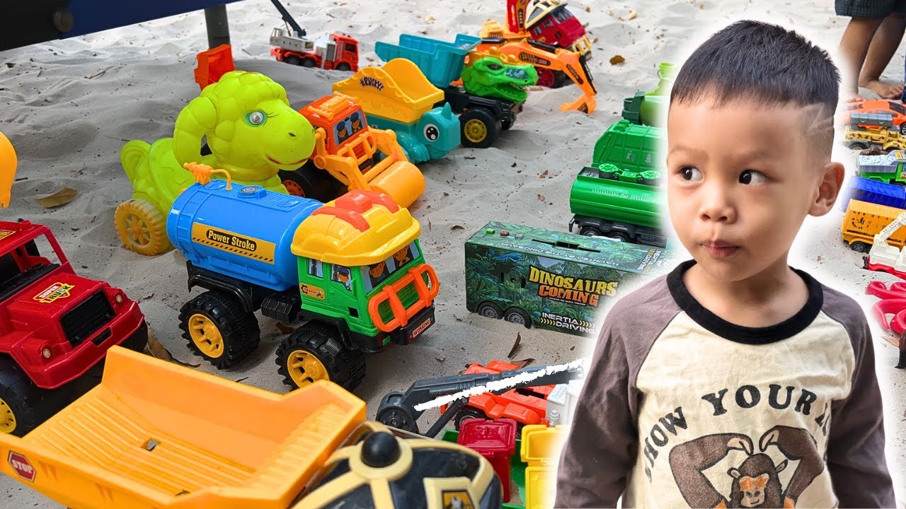 🔴 Discovering Toy Vehicle Excavation Adventure Containers, 🚜 Excavators ...