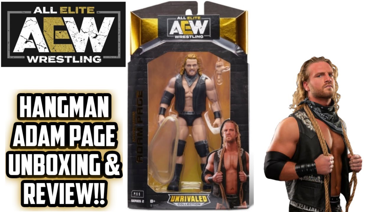 AEW Unrivaled Collection Series 2 - Hangman Adam Page Action Figure ...