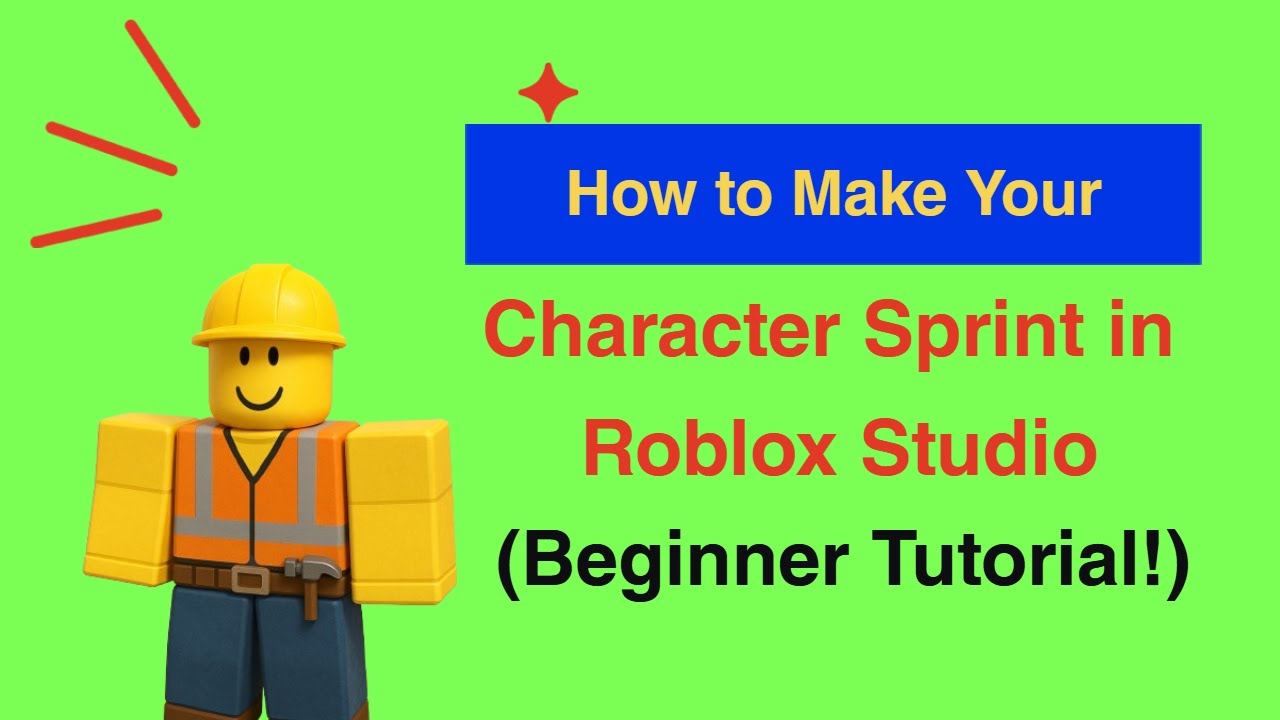 How to Make Your Character Sprint in Roblox Studio (Beginner Tutorial ...