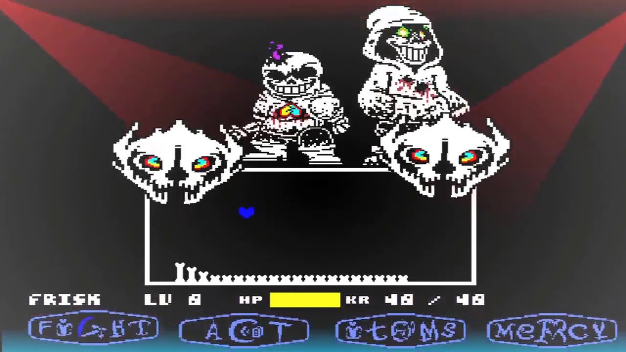 GH!Dusttrust Phase 3 remake Review demo Undertale fangame(inf hp) - YouTube