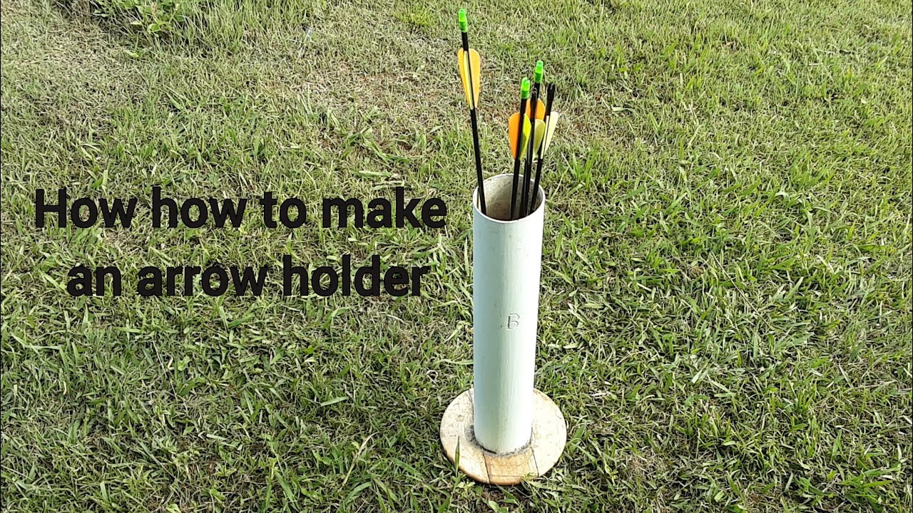 How I made an arrow holder out of PVC pipe! - YouTube