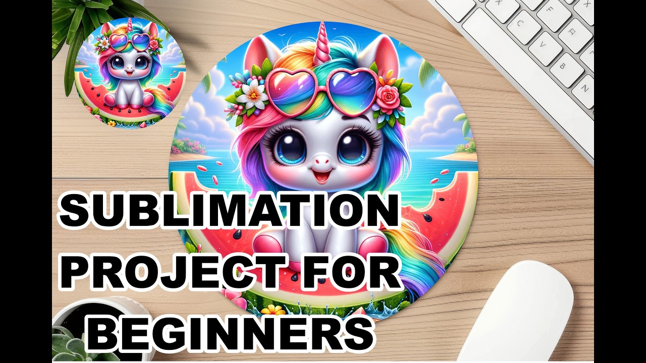 Easy Sublimation Mouse Pad Tutorial for Beginners - YouTube