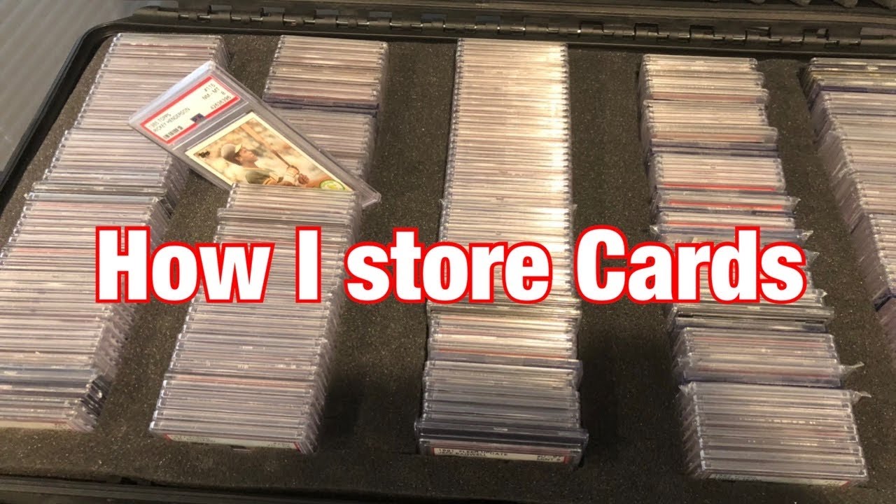 How to store Graded Cards - YouTube