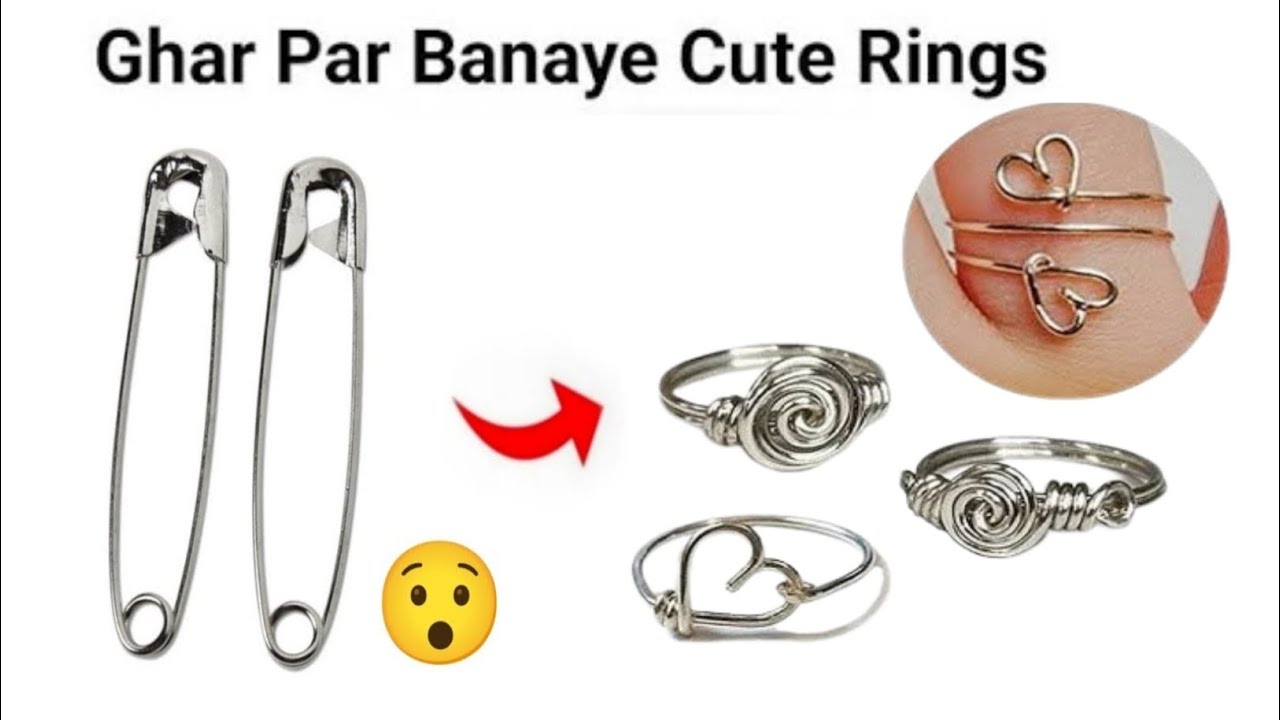 Diy Ring Idea/how to make Ring/Homemade Ring/Diy Ring/Couple Love Rings ...