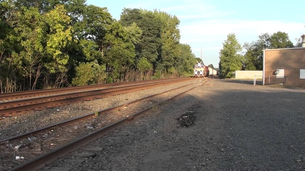 NS 39Z/CP 257 with DME SD40-2 and 2 CP Rail SD40-2s - YouTube