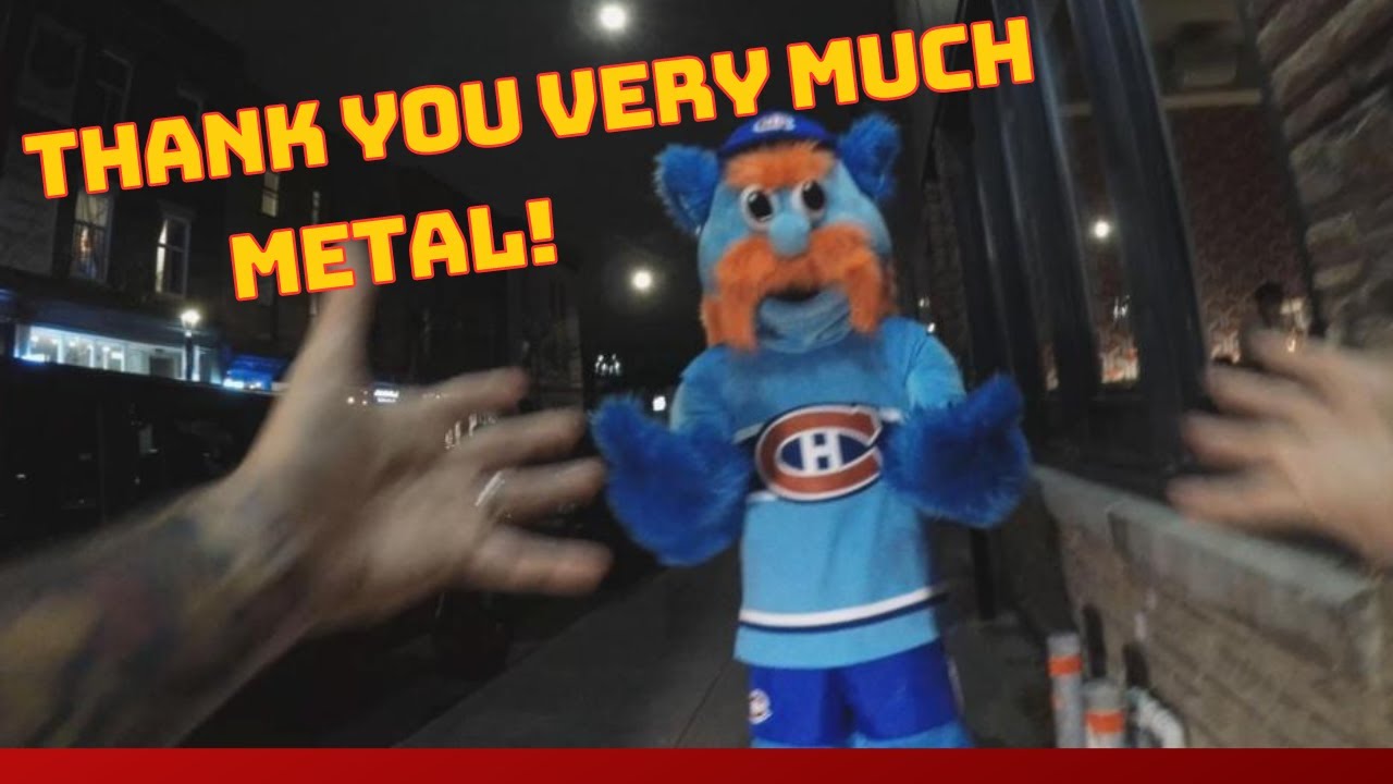 Montreal canadiens metal mascot thank 'METAL - YouTube