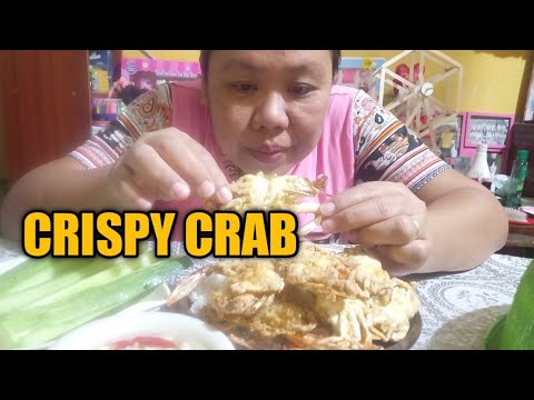 CRISPY CRAB |MUKBANG - YouTube