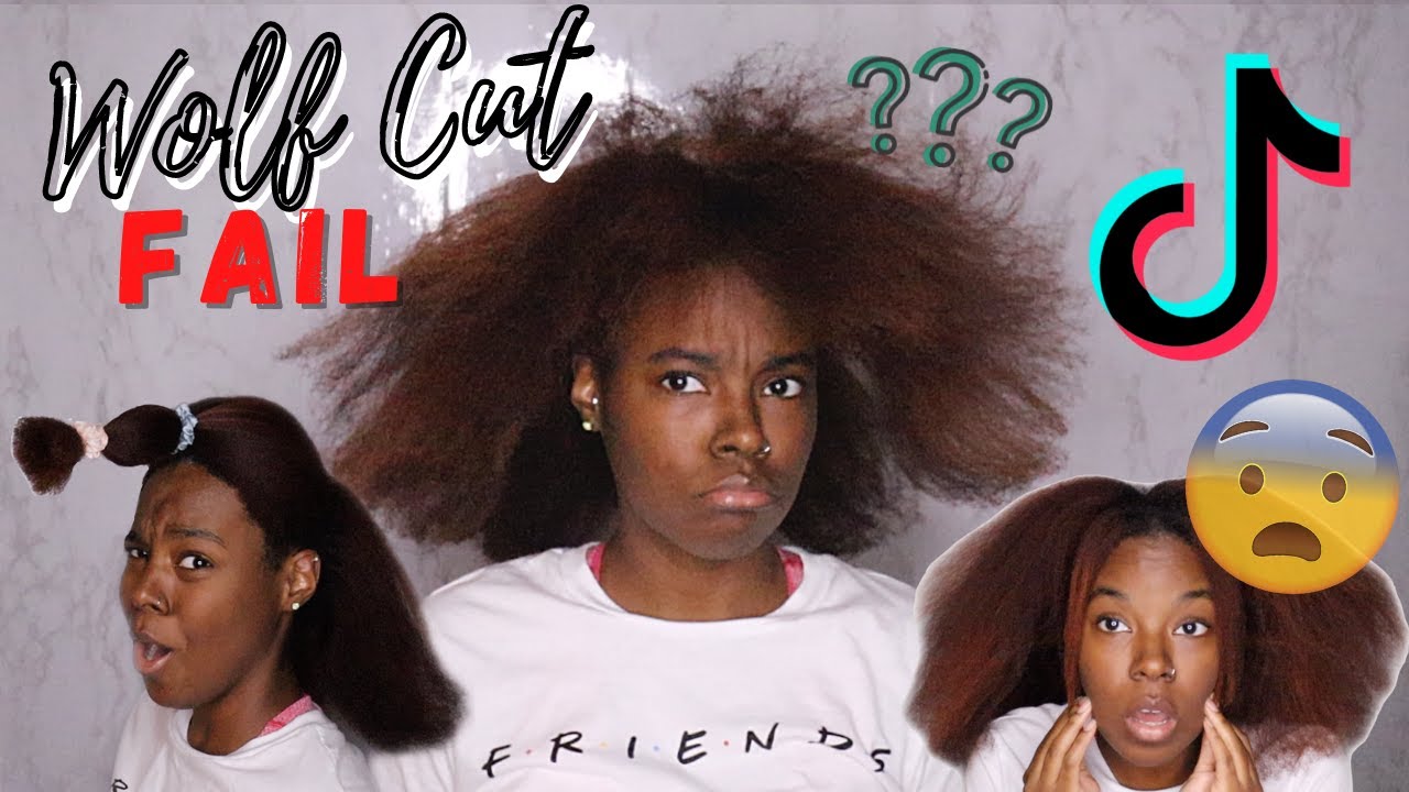 I Tried Doing A Wolf Cut to Add Layers to My Curly Natural Hair *EPIC ...