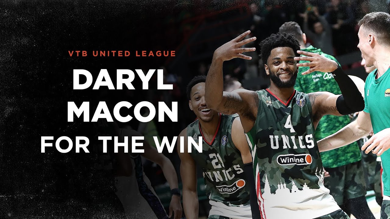 Daryl Macon Hits the Game Winner vs Pari Nizhny Novgorod | January 30 ...
