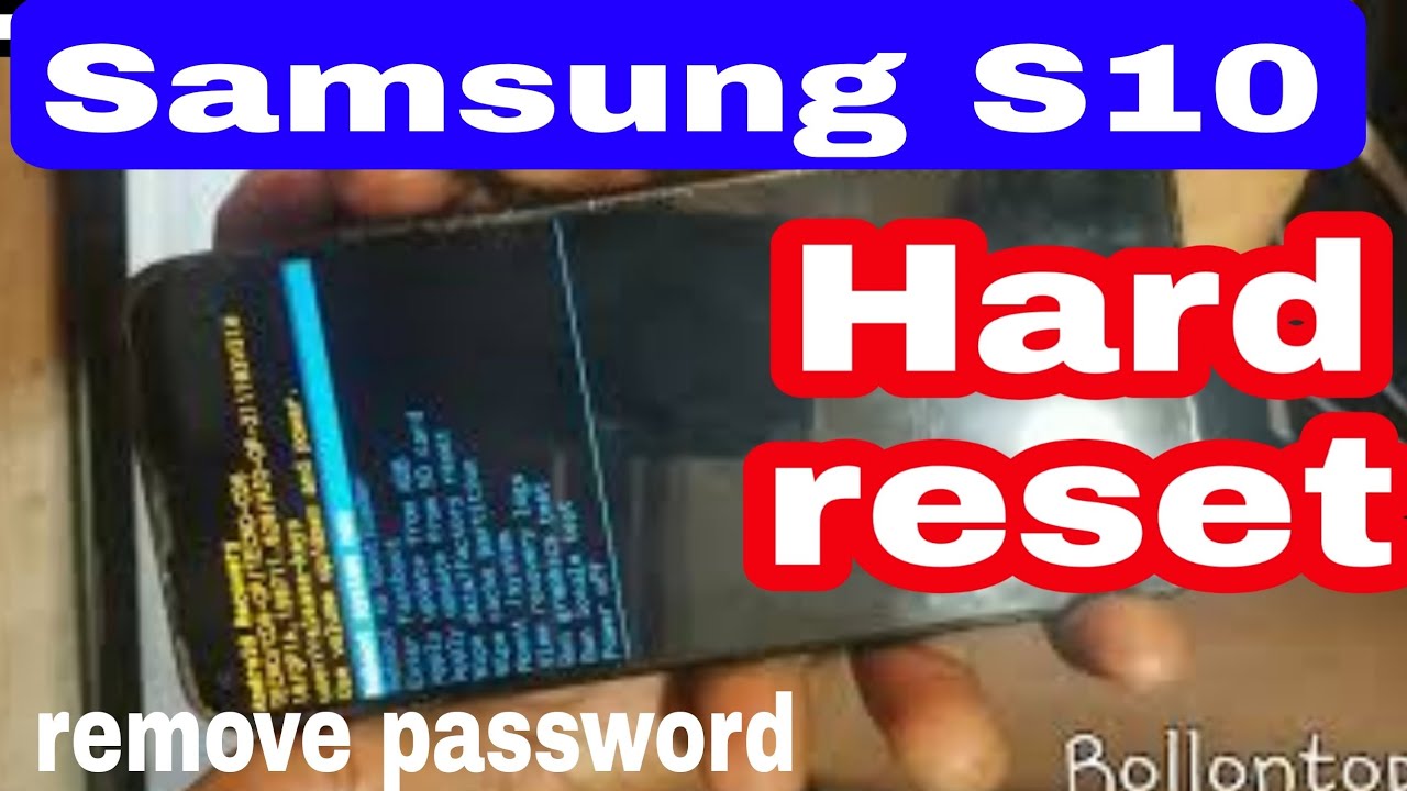 Samsung Galaxy s10 or s10+ hard reset | How to factory reset sm-G973f ...