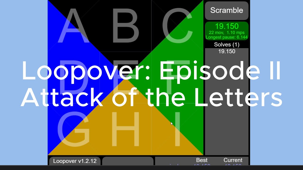 Loopover: Episode II Attack of the Letters - YouTube