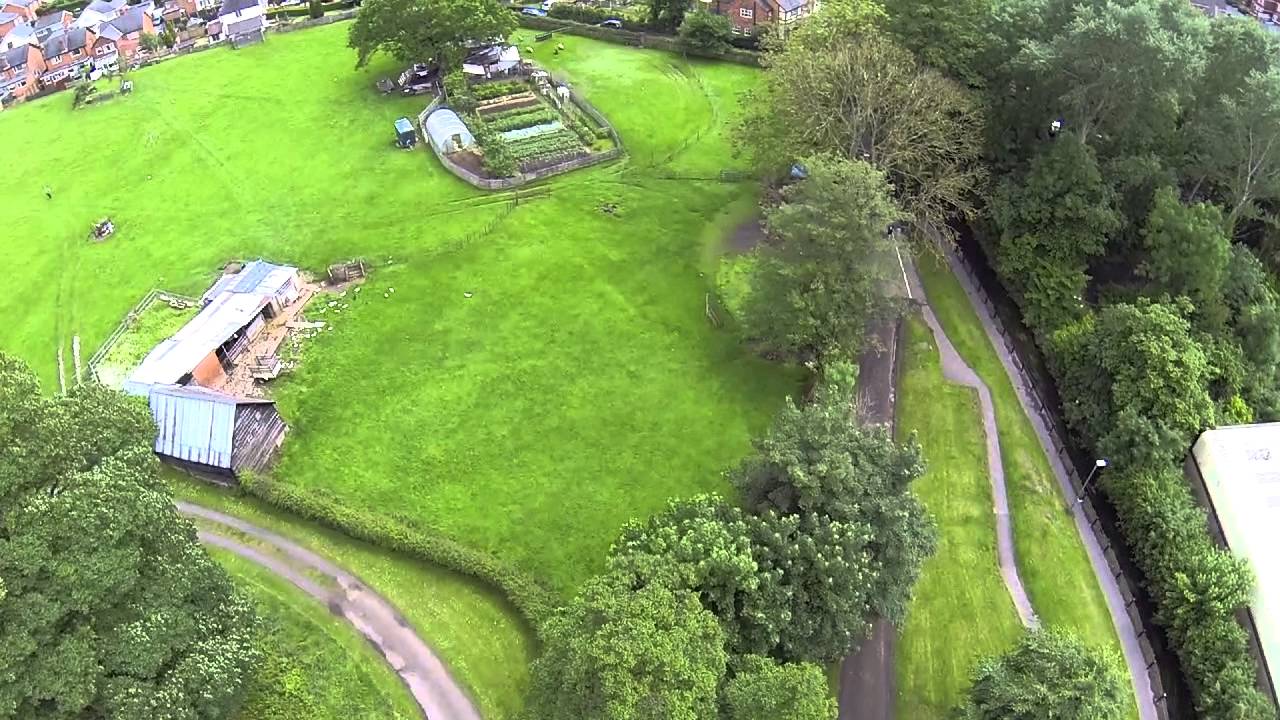 the biggest farm in bromsgrove, quad copter - YouTube