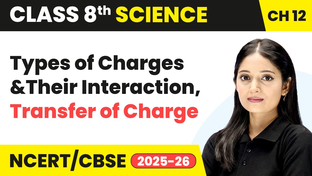 Types of Charges and Their Interaction, Transfer of Charge | Class 8 ...