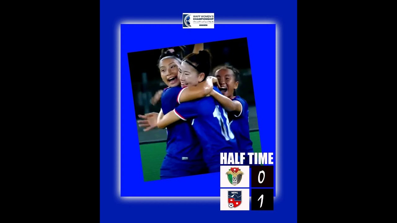 Nepal Vs Jordan Waff Championship Final Match Women's Football - YouTube