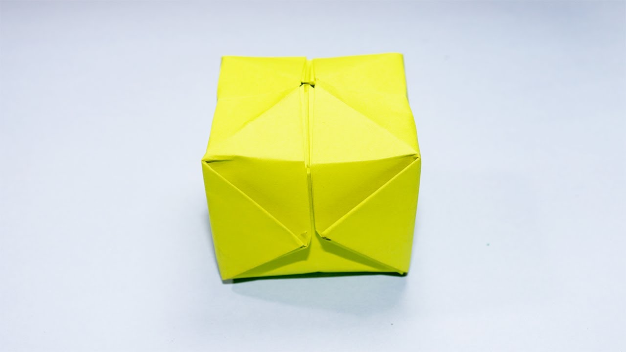 Origami - How To Make a Paper Balloon | Blowing | (Water Bomb) - Easy ...