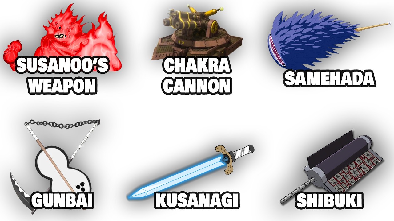 Every Weapon STRONGER Than Treasured Tools of The Sage of Six Paths ...