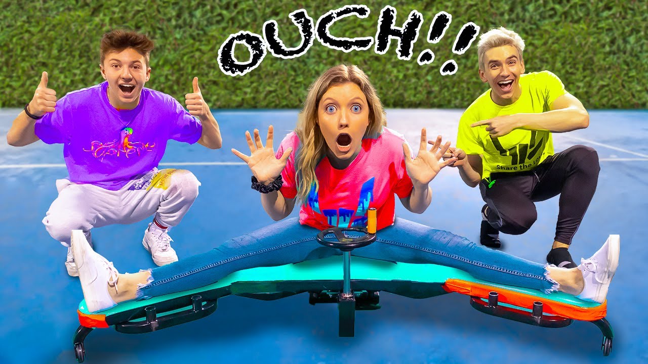 How Far Can You SPLIT CHALLENGE! - YouTube