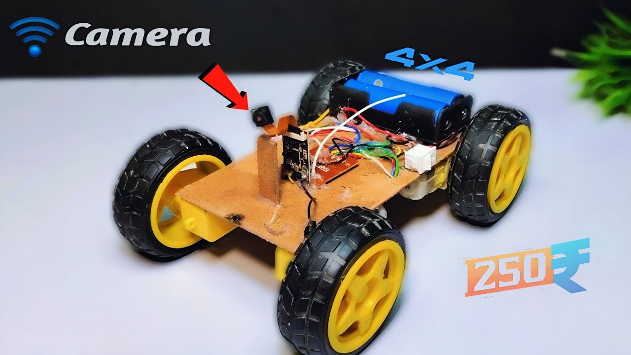 How to Make a RC Car with camera at home 🚗 📸 #DIY - YouTube